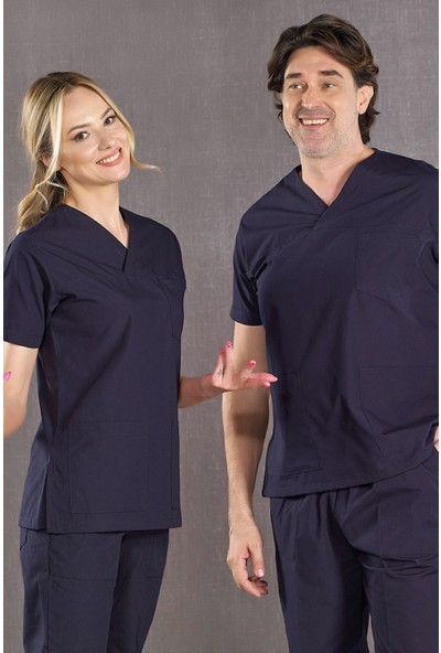 Çizgi Medikal Lacivert Cerrahi Takım- Ince Kumaş Hemşire Forması Medikal Forma Doktor Önlüğü Çizgi Medikal Lacivert Cerrahi Takım- Ince Kumaş Hemşire Forması Medikal Forma Doktor Önlüğü