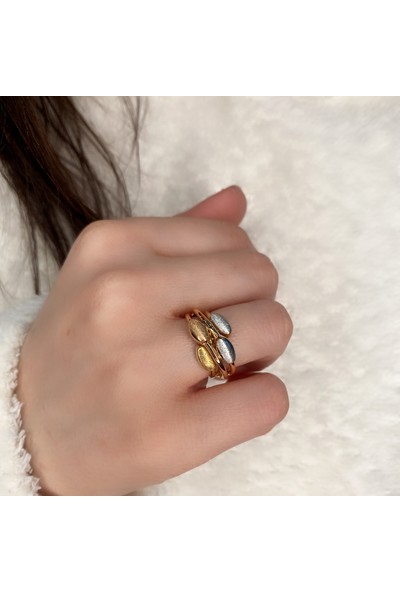 KAYRA Gökkuşağı Altın Yüzük ABY39