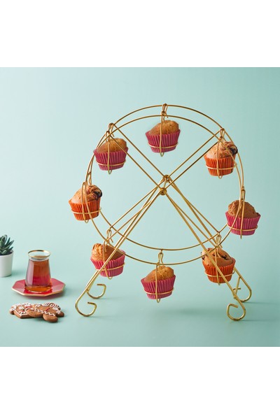 Emsan Line Cupcake Standı Gold