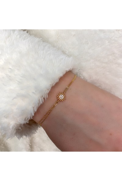 KAYRA Güneş Altın Bileklik AÇB22