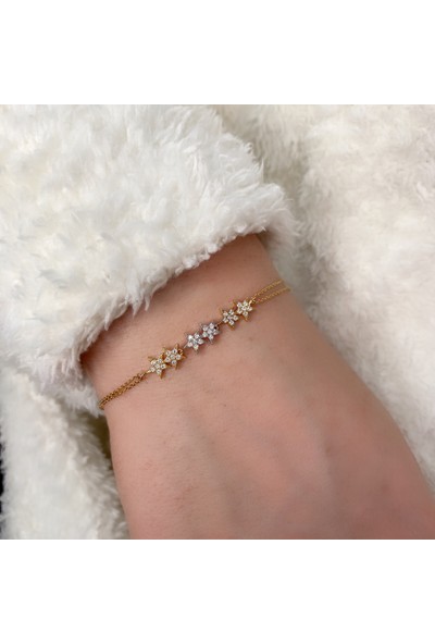KAYRA Yıldızlar Altın Bileklik AÇB26