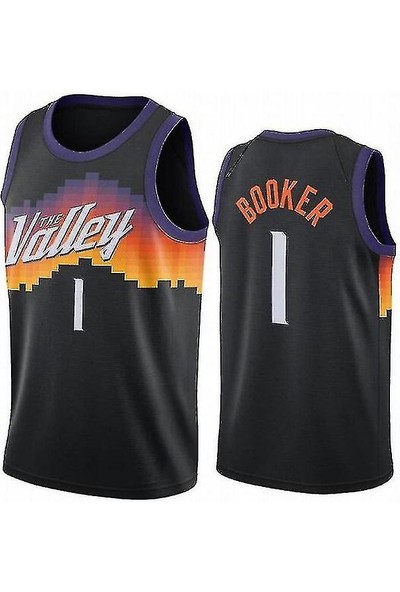 Populars Nba Phoenix Suns Devin Booker No.1 Basketbol Forması Booker (Yurt Dışından) Populars Nba Phoenix Suns Devin Booker No.1 Basketbol Forması Booker (Yurt Dışından)