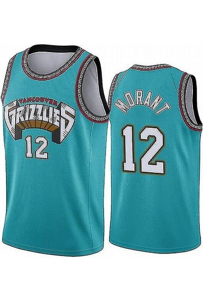 Populars Nba Vancouver Grizzlies Ja Morant # 12 Basketbol Forması (Yetişkin Giyim) (Yurt Dışından) Populars Nba Vancouver Grizzlies Ja Morant # 12 Basketbol Forması (Yetişkin Giyim) (Yurt Dışından)