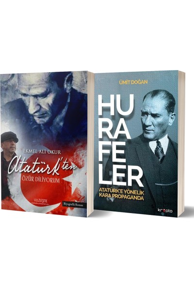 Atatürk’ten Özür Diliyorum - Hurafeler: Atatürk’e Yönelik Kara Propaganda 2 Kitap Set - Ümit Doğan Atatürk’ten Özür Diliyorum - Hurafeler: Atatürk’e Yönelik Kara Propaganda 2 Kitap Set - Ümit Doğan