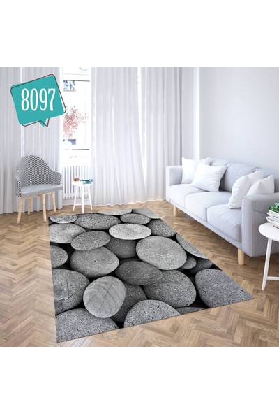 Evlium 8097 Kadife Lastikli Halı Örtüsü Evlium 8097 Kadife Lastikli Halı Örtüsü