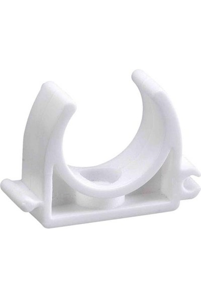Baymet Tekli Boru Kelepçesi Beyaz 20 mm 10 Adet Baymet Tekli Boru Kelepçesi Beyaz 20 mm 10 Adet