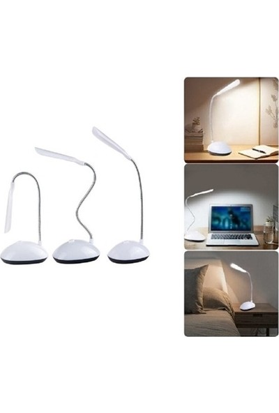 Qniay Pratik Bükülebilir LED Masa Lambası Pilli Taşınabilir LED Qniay Pratik Bükülebilir LED Masa Lambası Pilli Taşınabilir LED