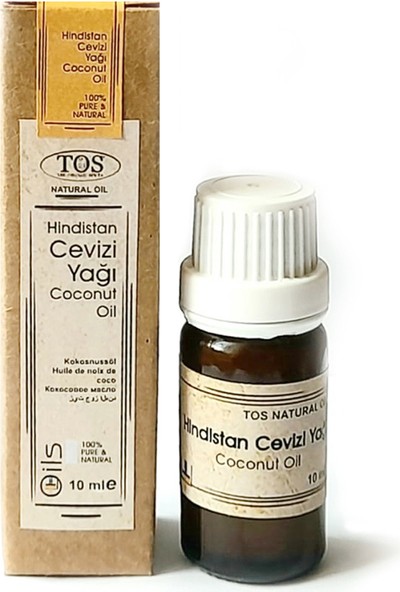 TOS The Organic Spices Tos Hidistan Cevizi Yağı 10 ml (Soğuk Pres)