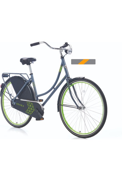 Corelli Senex Kontra Pedal 28 Jant Şehir Bisikleti Gri Turuncu 49 cm Kadro