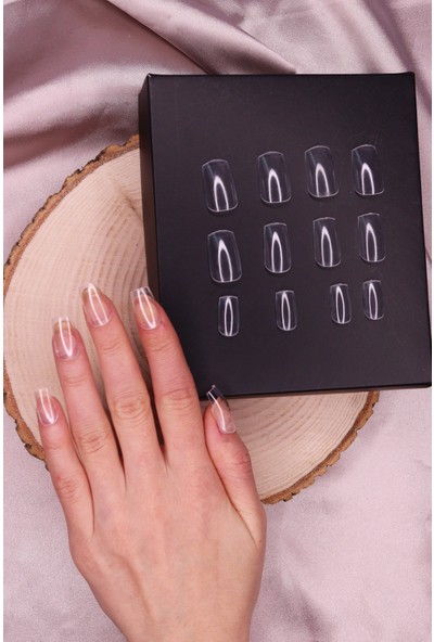 Mujgan 100'LÜ Şeffaf Takma Tırnak T59