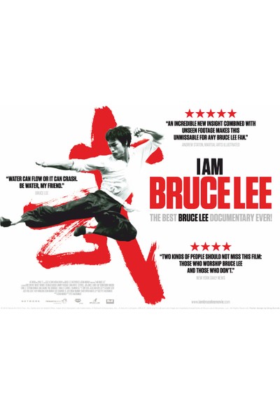 Hayat Poster Bruce Lee 30 x 45 cm Kuşe Poster Silindir Kutulu Kargo