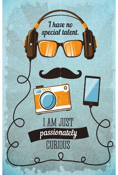 Hayat Poster Hippi Müzik 30 x 45 cm Kuşe Poster Silindir Kutulu Kargo