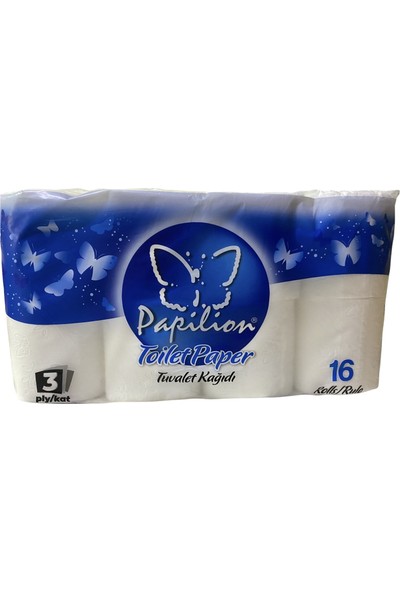 Papilion 16 Lı Tuvalet Kağıdı 3 Katlı