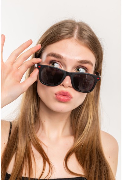 Redfish Unisex Kırmızı Siyah Güneş Gözlüğü Gentle