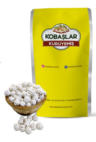 Kobaşlar Kuruyemiş Beyaz Leblebi Şeker 500 gr Kobaşlar Kuruyemiş Beyaz Leblebi Şeker 500 gr