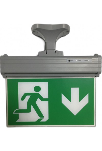 Evimdeyokyok SG072 Çift Yönlü Acil Yönlendirme Armatürü (Askı Aparatlı) Aşağı Evimdeyokyok SG072 Çift Yönlü Acil Yönlendirme Armatürü (Askı Aparatlı) Aşağı