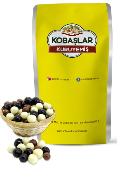 Kobaşlar Kuruyemiş Sütlü Çikolatalı Leblebi Draje 1 kg Kobaşlar Kuruyemiş Sütlü Çikolatalı Leblebi Draje 1 kg