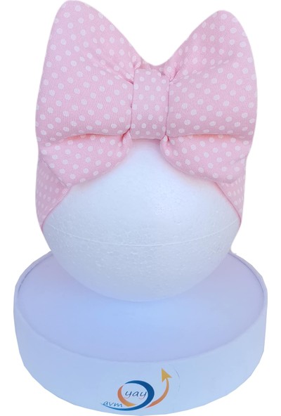 Yay Puanlı Fiyonklu Bebek Bone Yay Puanlı Fiyonklu Bebek Bone