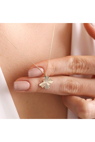 SembolGold Altın Kelebek Kolye Minimalist SembolGold Altın Kelebek Kolye Minimalist