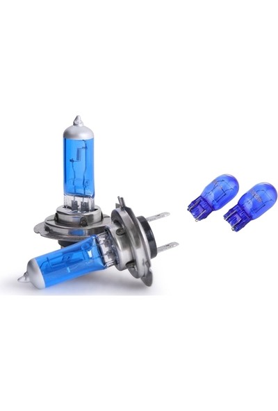 Bernam H7 Tip Beyaz Far Ampül Park Ampülü Hediyeli