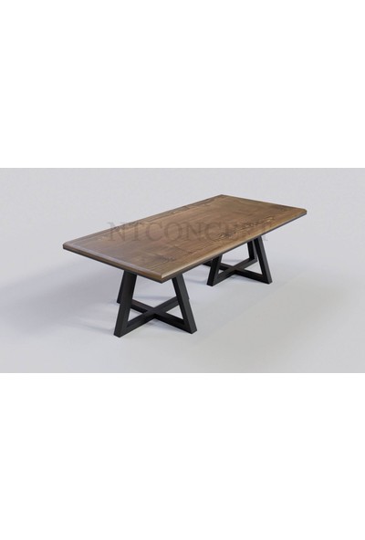 Ntconcept Masif Ahşap Toplantı MASASI100 x 280 cm Ntconcept Masif Ahşap Toplantı MASASI100 x 280 cm