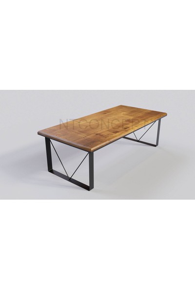 Ntconcept Doğal Ağaç Toplantı MASASI100 x 300 cm Ntconcept Doğal Ağaç Toplantı MASASI100 x 300 cm