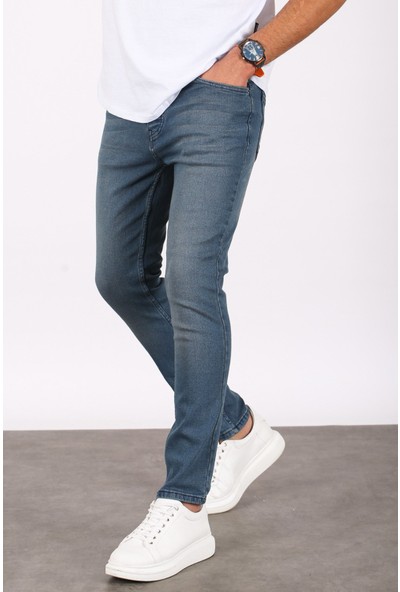 Madmext Erkek Mavi Skinny Fit Jean 5679 Madmext Erkek Mavi Skinny Fit Jean 5679