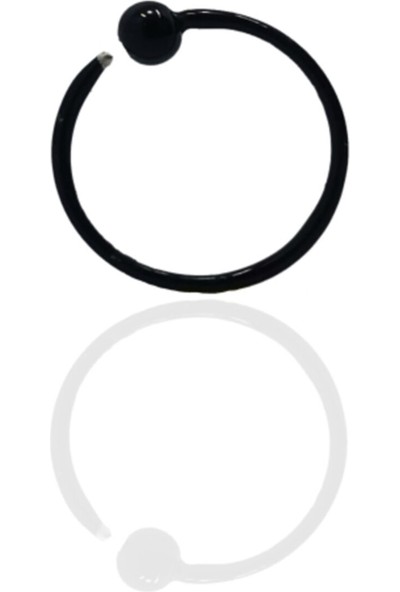 Takıconcept 925 Ayar Saf Gümüş Siyah Halka Hızma