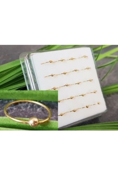 Takıconcept 925 Ayar Gümüş Altın Kaplama Halka Hızma