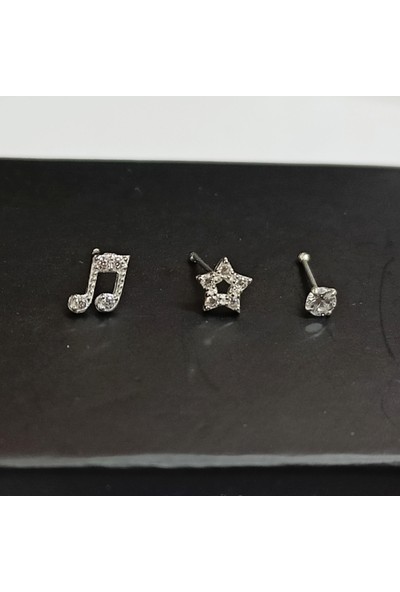 Takıconcept 3lü Set 925 Ayar Gümüş Hızma