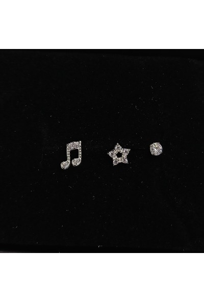 Takıconcept 3lü Set 925 Ayar Gümüş Hızma