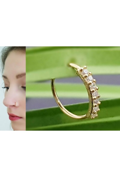 Takıconcept 925 Ayar Gümüş Altın Kaplama Halka Hızma