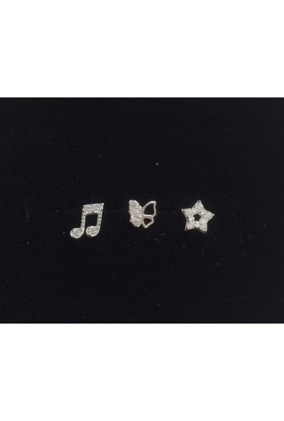 Takıconcept 3lü Set 925 Ayar Gümüş Hızma