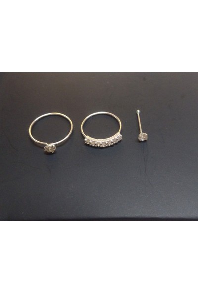 Takıconcept 3lü Set 925 Ayar Gümüş Hızma