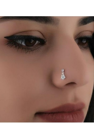 Takıconcept 925 Ayar Gümüş Taşlı Sallantılı Hızma