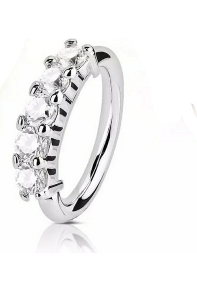 Takıconcept 925 Ayar Gümüş Taşlı Halka Hızma