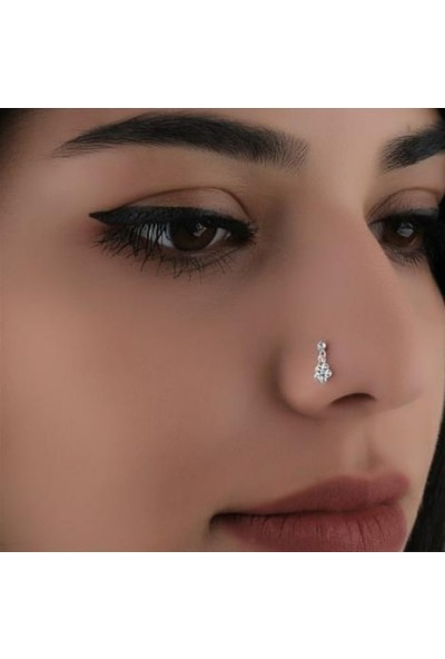 Takıconcept 925 Ayar Gümüş Sallantılı Tek Taş Hızma