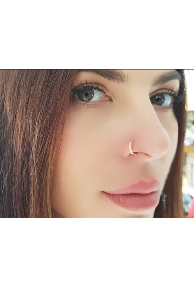 Takıconcept 925 Ayar Gümüş Taşlı Halka Sarı Hızma