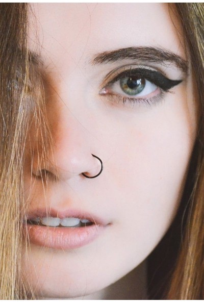 Takıconcept Deliksiz Sıkıştırmalı 925 Ayar Gümüş Halka Hızma Syah