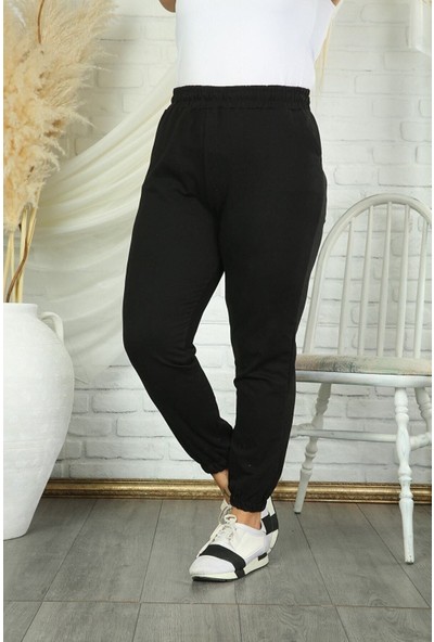 Büyük Beden Kışlık Şardonlu Alt Eşofman 22C-1983 Büyük Beden Kışlık Şardonlu Alt Eşofman 22C-1983