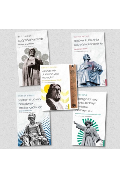 Istediğin Bir Şey Olursa Bir Hayır, Olmazsa Bin Hayır Ara - Mevlana & Kalbinde Iyilik Biriktirenin Yolu Hep Açıktır - Şems Tebrizi & Coğrafya Kaderdir - Ibni Haldun + 2 Kitap + Yaşayan Kalem Istediğin Bir Şey Olursa Bir Hayır, Olmazsa Bin Hayır Ara - Mevlana & Kalbinde Iyilik Biriktirenin Yolu Hep Açıktır - Şems Tebrizi & Coğrafya Kaderdir - Ibni Haldun + 2 Kitap + Yaşayan Kalem
