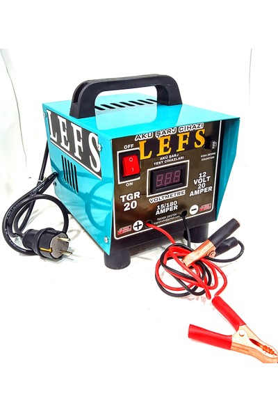 Pro Lefs Akü Şarj Cihazı 12 Volt 20 Amper Dijital Göstergeli 180 Ampere Kadar Şarj Yerli Üretim Pro Lefs Akü Şarj Cihazı 12 Volt 20 Amper Dijital Göstergeli 180 Ampere Kadar Şarj Yerli Üretim