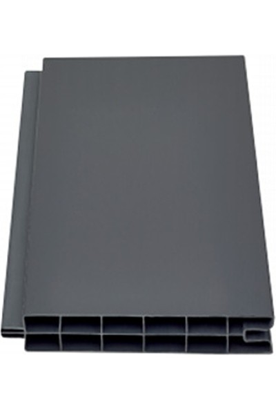 Ser Profil Plastik Kapı Lambirisi (Antrasit Gri) Boy: 1,5 mt x 50 Adet