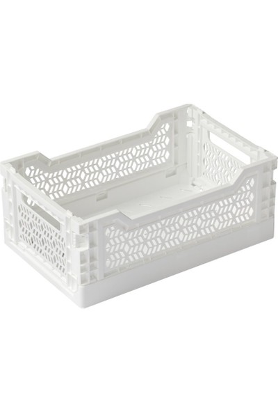 Alpinplast Katlanabilir Kasa Mini Box Beyaz (27X17X11 Cm) Alpinplast Katlanabilir Kasa Mini Box Beyaz (27X17X11 Cm)