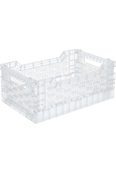 Alpinplast Katlanabilir Kasa Mini Box Şeffaf (27X17X11 Cm) Alpinplast Katlanabilir Kasa Mini Box Şeffaf (27X17X11 Cm)