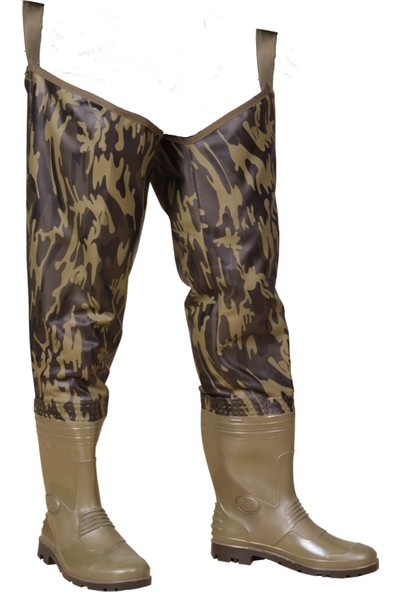 T Rain Kamuflaj Desenli Kasık Çizme