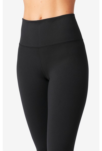 Febiha Siyah Yüksek Bel Toparlayıcı Örme Tayt