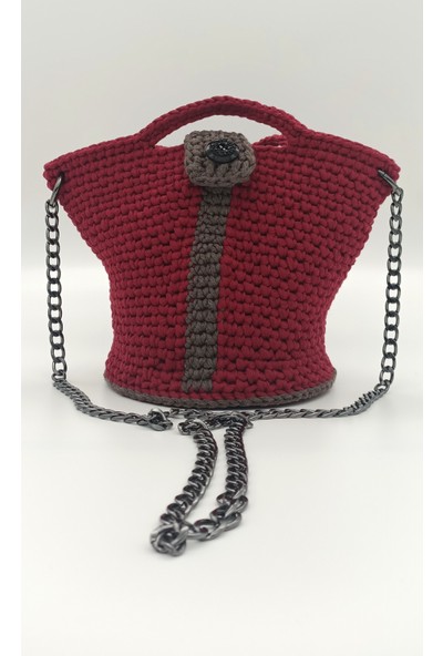 Örgücüm Kore Model Sepet Çanta Örgücüm Kore Model Sepet Çanta