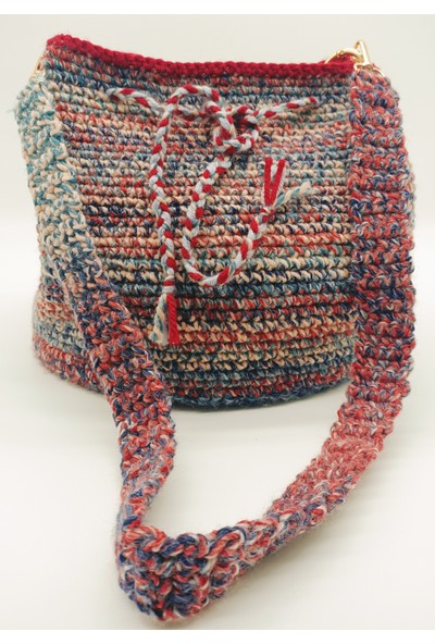 Örgücüm Hasır Örgüsü El Çantası