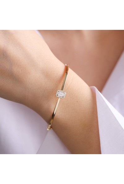 Sembol Gold Sarı Altın Baget Kelepçe